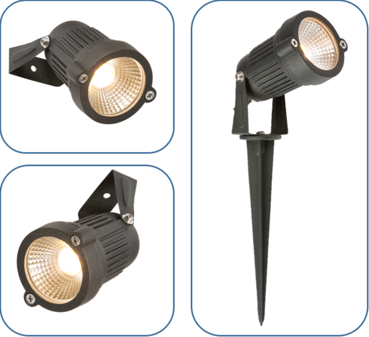 Spike Lights for Outdoor Use