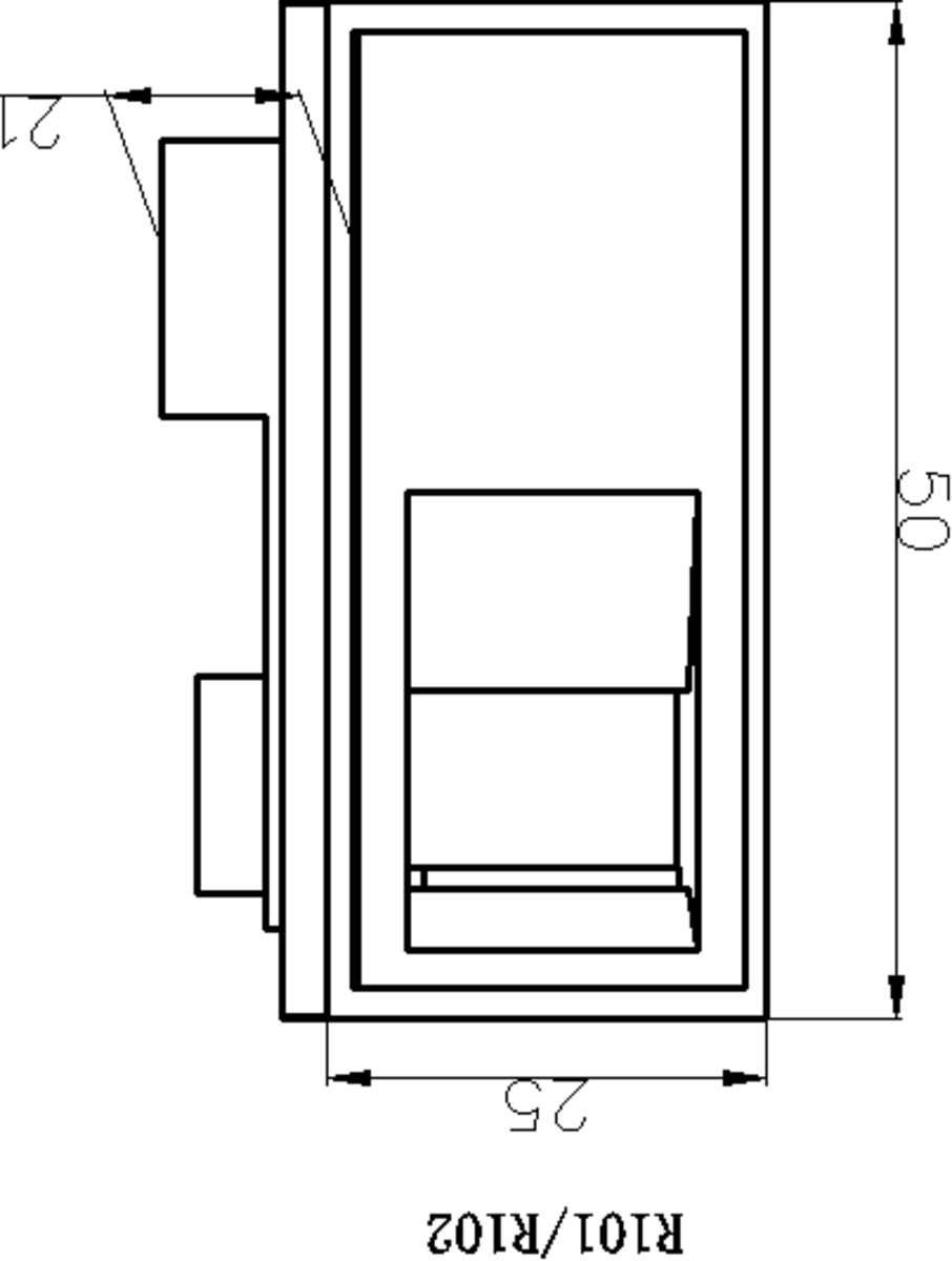 Telephone Secondary Outlet Module 25 x 50mm (IDC) - Black | ML Accessories