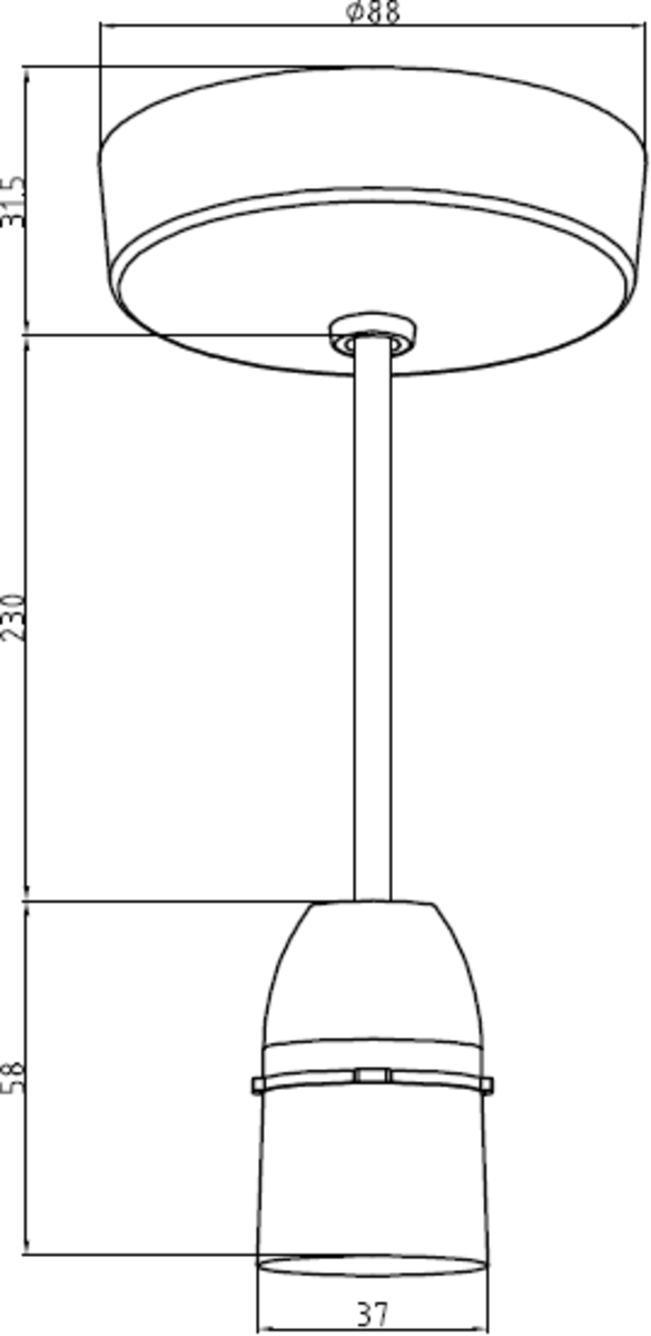 9" T2 BC Pendant Set - 3-Plate | ML Accessories