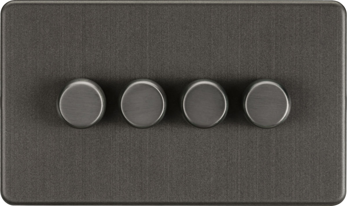 Knightsbridge SF1100SB Screwless 10A pole Fan Isolator Switch Smoked ...